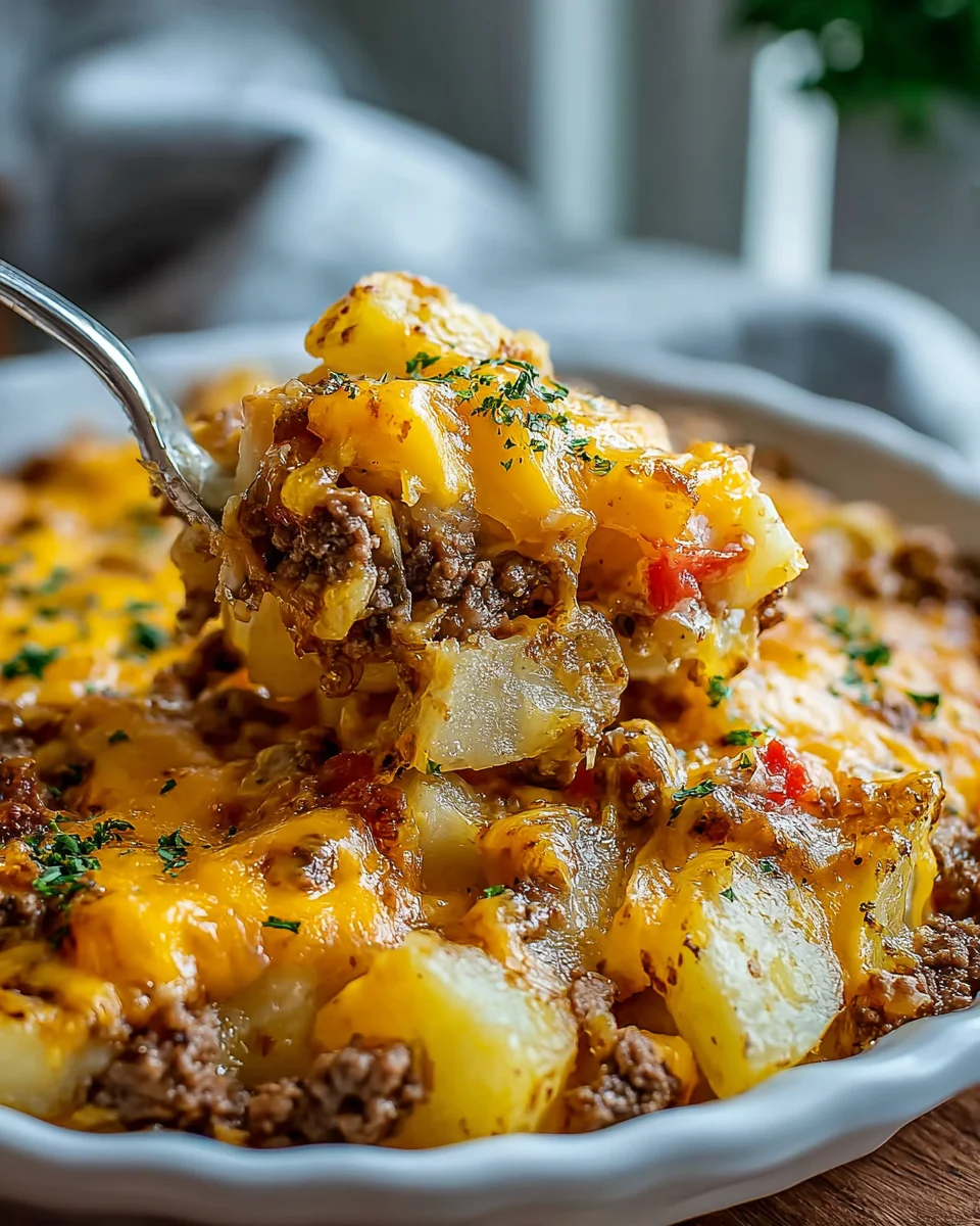 Easy Slow Cooker Cowboy Potato Casserole: Crowd-Pleaser - Mamablueberry