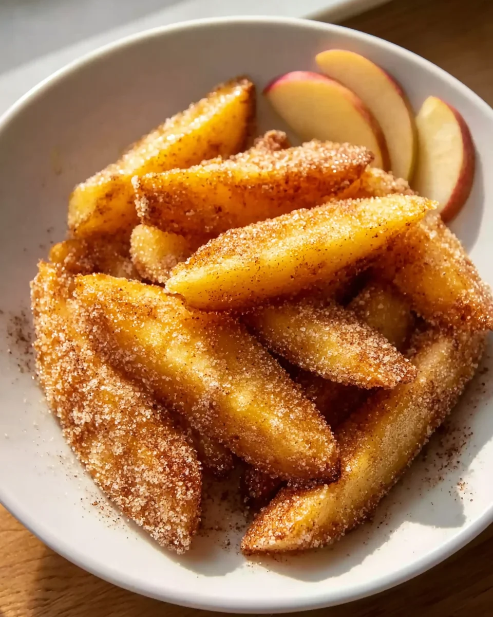 Crispy Air Fryer Apple Fries Recipe – Sweet & Healthy Snack ...