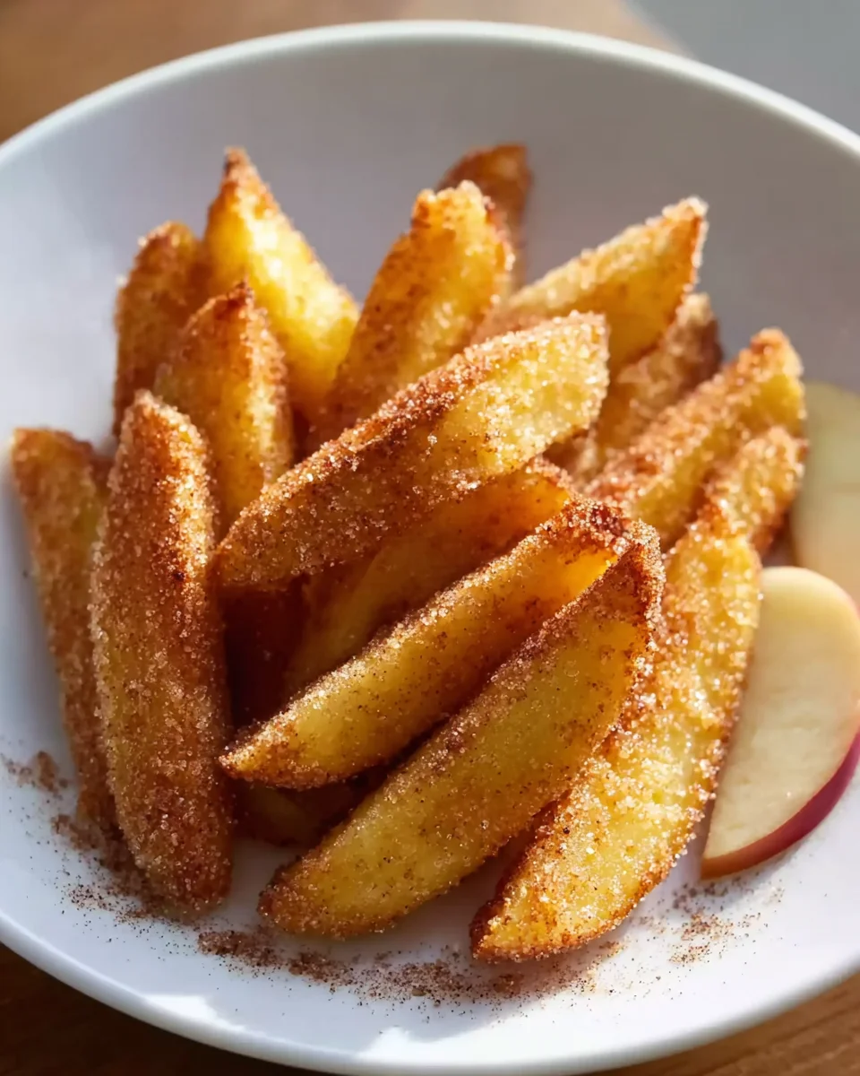 Crispy Air Fryer Apple Fries Recipe – Sweet & Healthy Snack ...