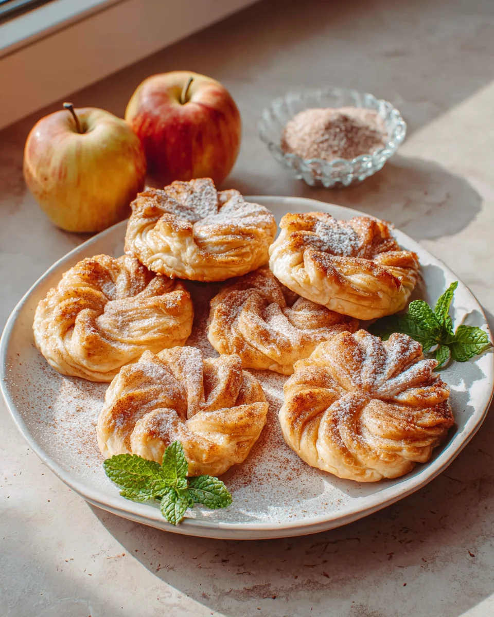 Crispy Puff Pastry Apple Rings Recipe - Delicious & Easy! - Mamablueberry