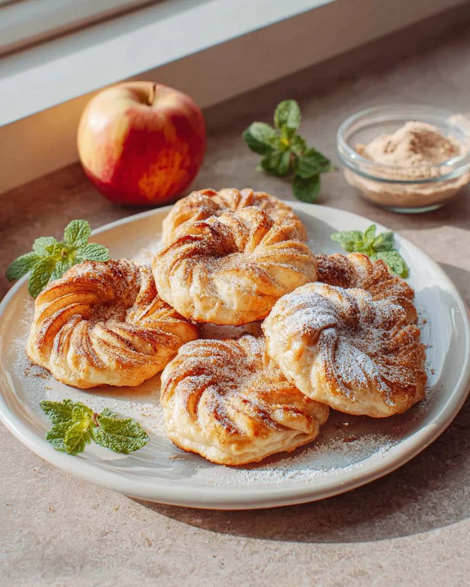 Crispy Puff Pastry Apple Rings Recipe - Delicious & Easy! - Mamablueberry