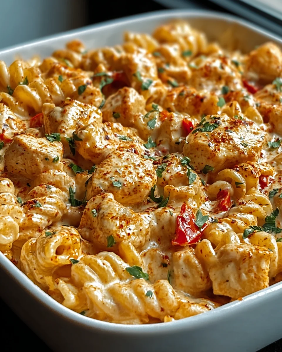 Delicious Cajun Cream Cheese Chicken Pasta Bake Recipe - Mamablueberry